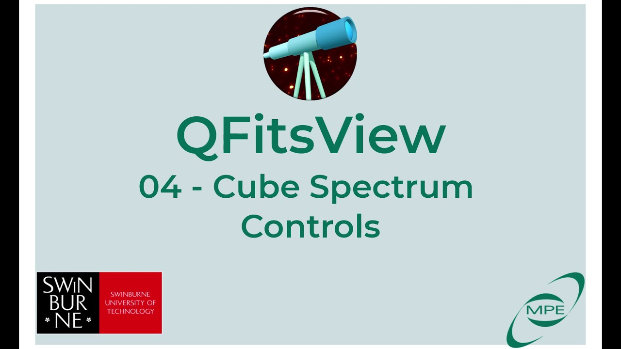 QFitsView 04 - Cube Spectrum Controls