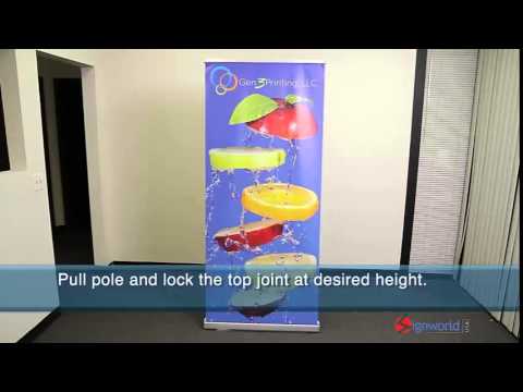 Retractable Roll Up Banner Stand Signworld America