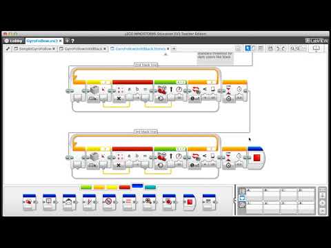 Lesson 4: Going Straight with Gyro (LabView) – STEM Robotics 4 All