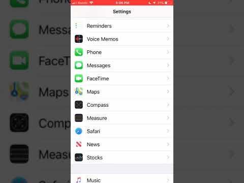How to change distance to km/miles in apple maps