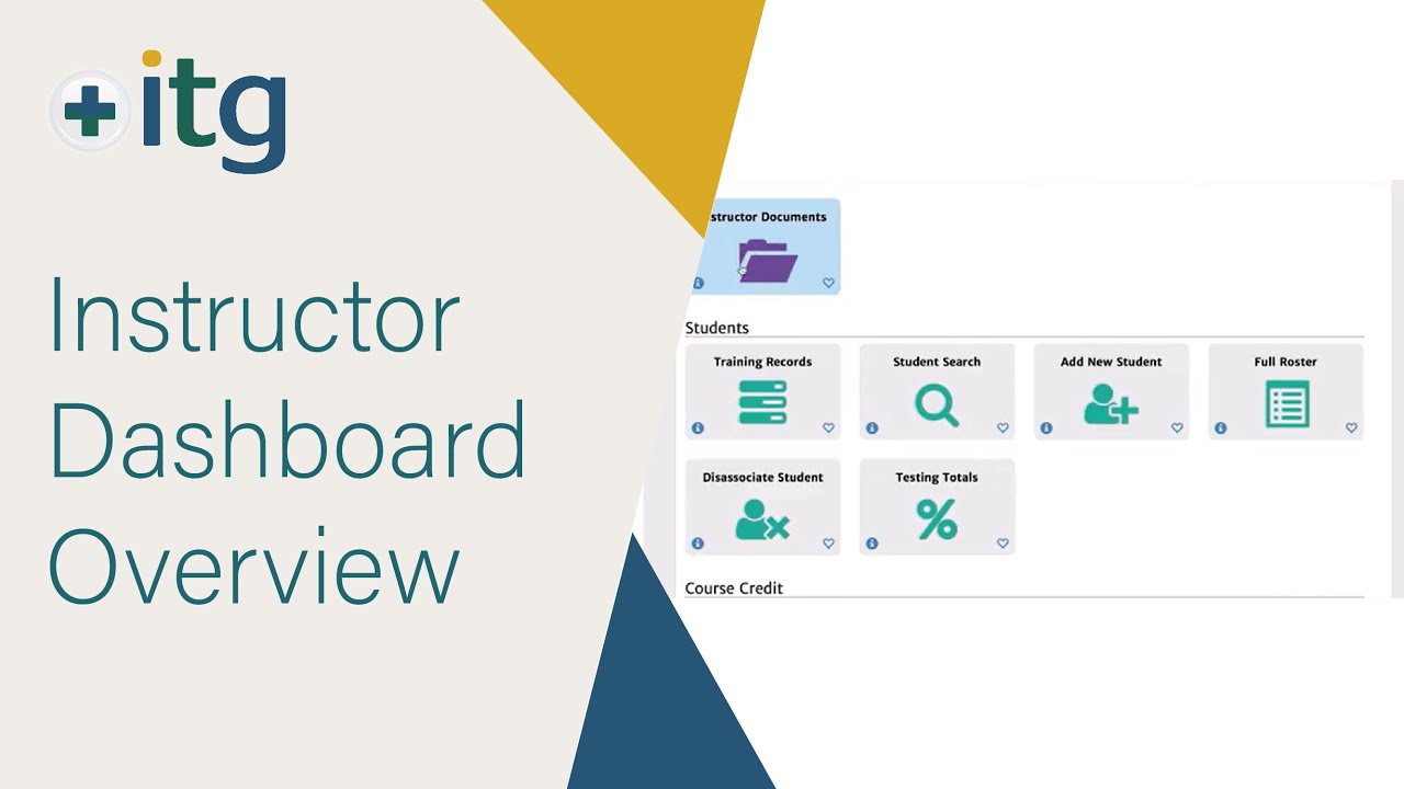 Instructor Dashboard Overview