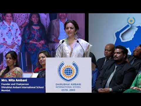 Graduation Ceremony 2025 Mrs Nita Ambani Addresses Dhirubhai Ambani International School, Mumbai
