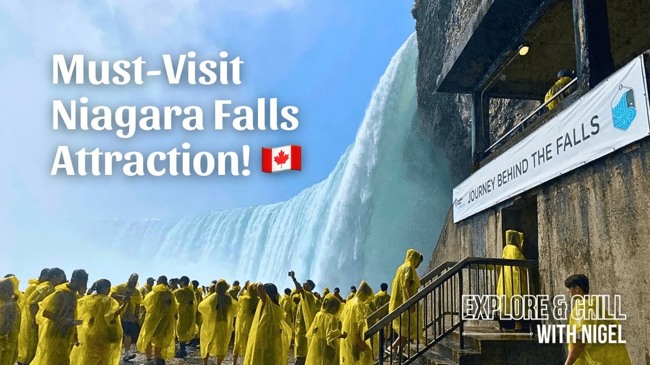 Journey Behind the Falls Tour | INCREDIBLE Views of NIAGARA FALLS, CANADA Up Close!