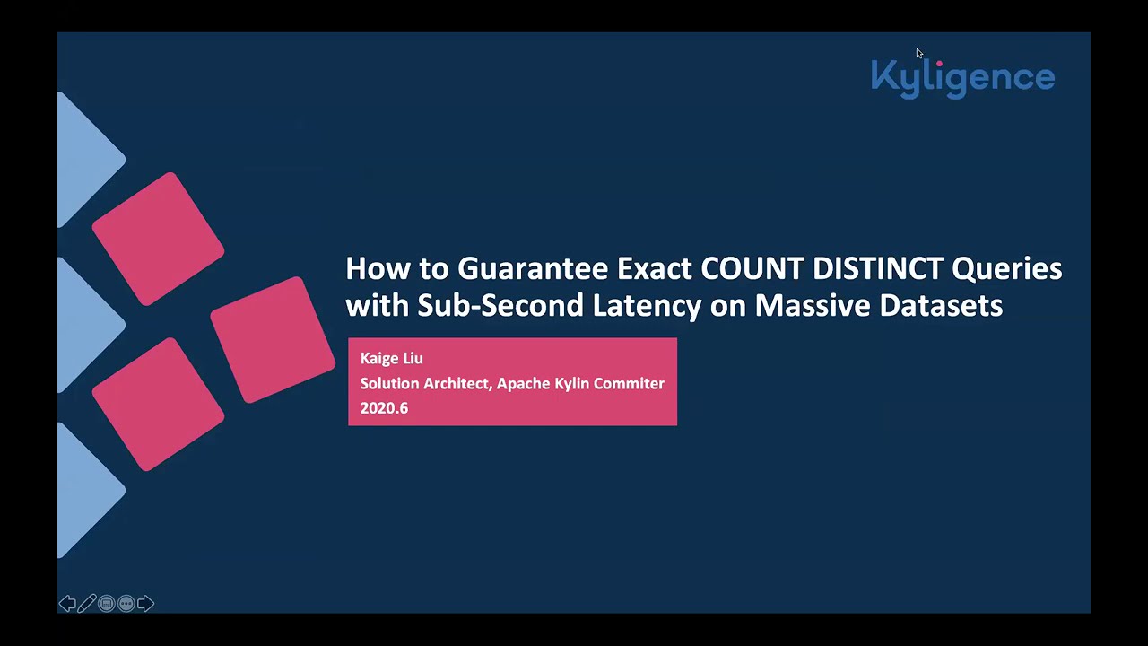 Meetup: How to Achieve Exact Count Distinct Queries on Big Data with Apache Kylin