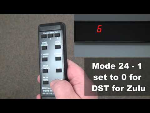BRG Precision Products - Changing Programmmable Time Zones