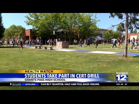 Local students take part in CERT drill