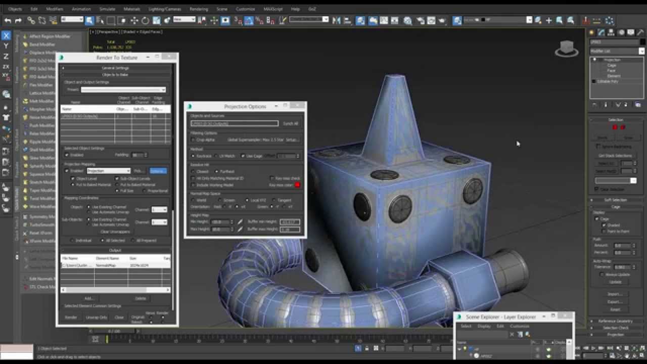 Comprehensive Texture Baking