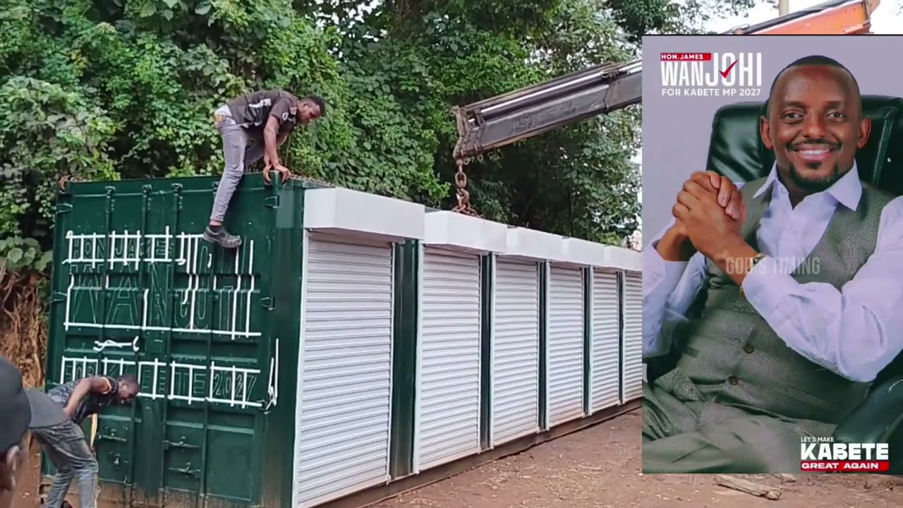 Hon James Wanjohi kuhe mbeu jathii  container ya kûrutîra wira