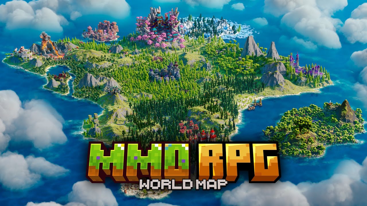 MMO RPG World Map by BreadBuilds - Official Trailer [Cinematic]