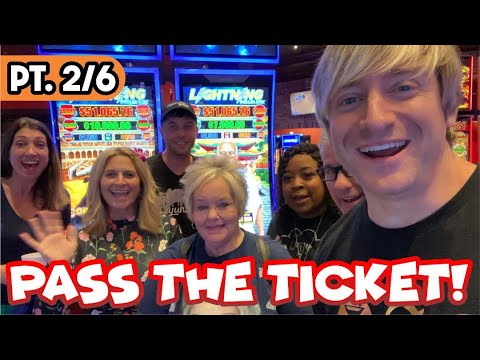 PASS THE TICKET $1200 GROUP PULL @GottaCoushatta !! PART 2 of 6! 🤞🤞🏽💲💲