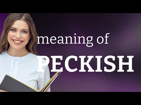 Peckish — what is PECKISH meaning