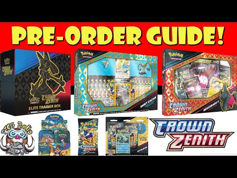 Crown Zenith Pre-Order Guide (AMAZING New Pokémon TCG Set!) (Pokémon TCG Buyer's Guide)