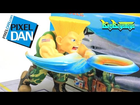 Street Fighter Guile TNC-04 BigBoysToys Figure with Display Base Video Review