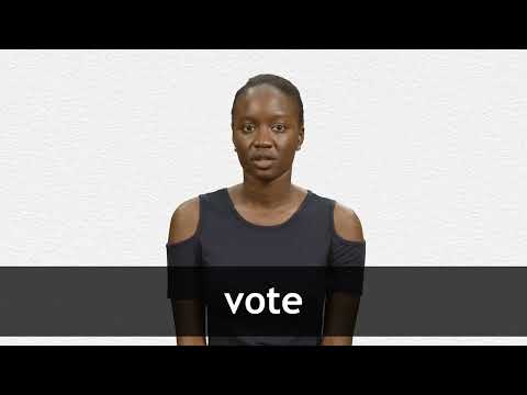 English Translation of “VOTE” | Collins French-English Dictionary