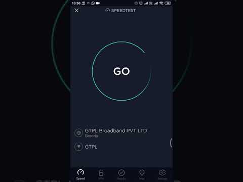 GTPL BROADBAND 60 MBPS SPEED TEST