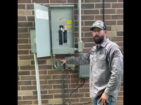Generator Interlock Kit And Receptacle For Emergency Power.