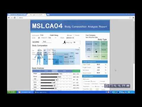 HD Operation video of military body fat calculator MSLCA04