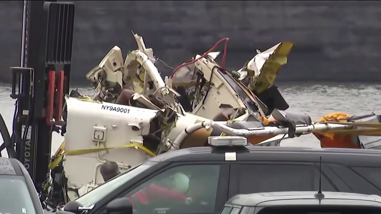 NTSB investigates Hudson River helicopter crash that killed family from Spain, pilot