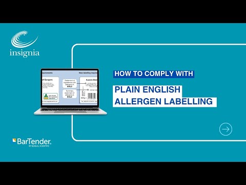 How to Comply with Plain English Allergen Labelling (PEAL)