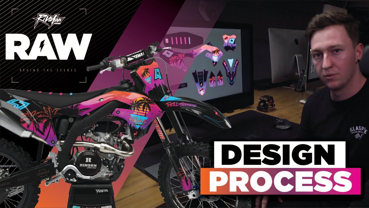 HOW MOTOCROSS GRAPHICS ARE DESIGNED | RIVAL RAW