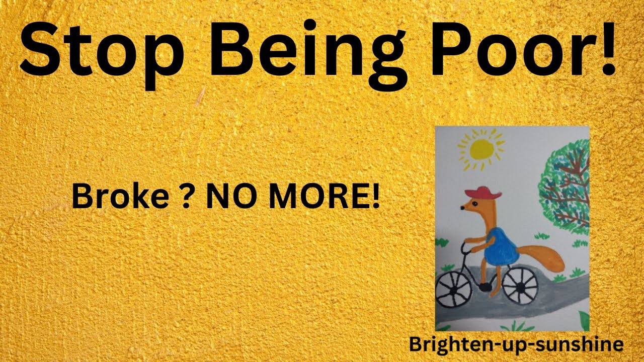 Money Habits To TRANSFORM  Your Life & Finances DO Not Stay Poor Or Broke 12 Tips