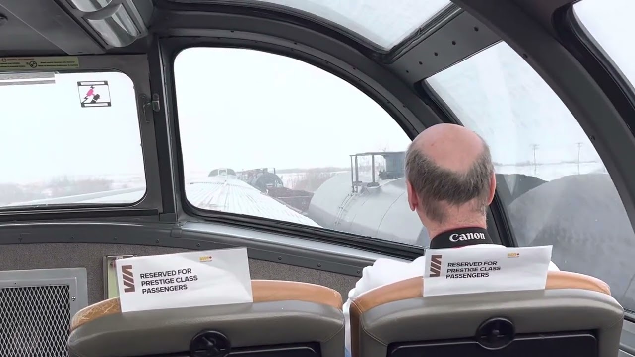 VIA Rail Train 1, the Canadian, Westward Ho!, Day 3, # 2, Adventures in our Dome Observation Car