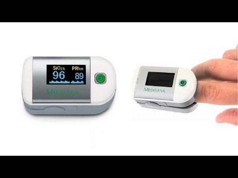 Finger Pulse Oximeter SpO, oxygen saturation and heart rate pulse