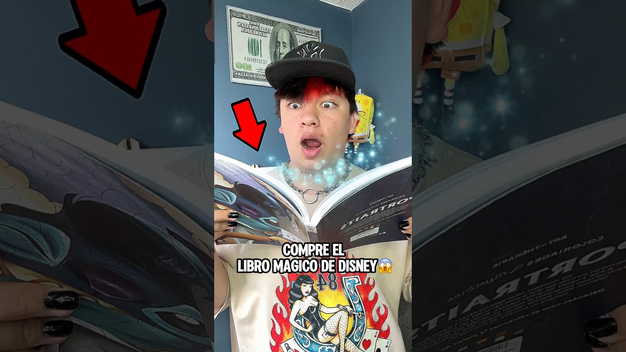 COMPRÉ EL LIBRO MÁGICO🪄 PARA COLOREAR DE DISNEY😱 #shortsviral #arte #disney