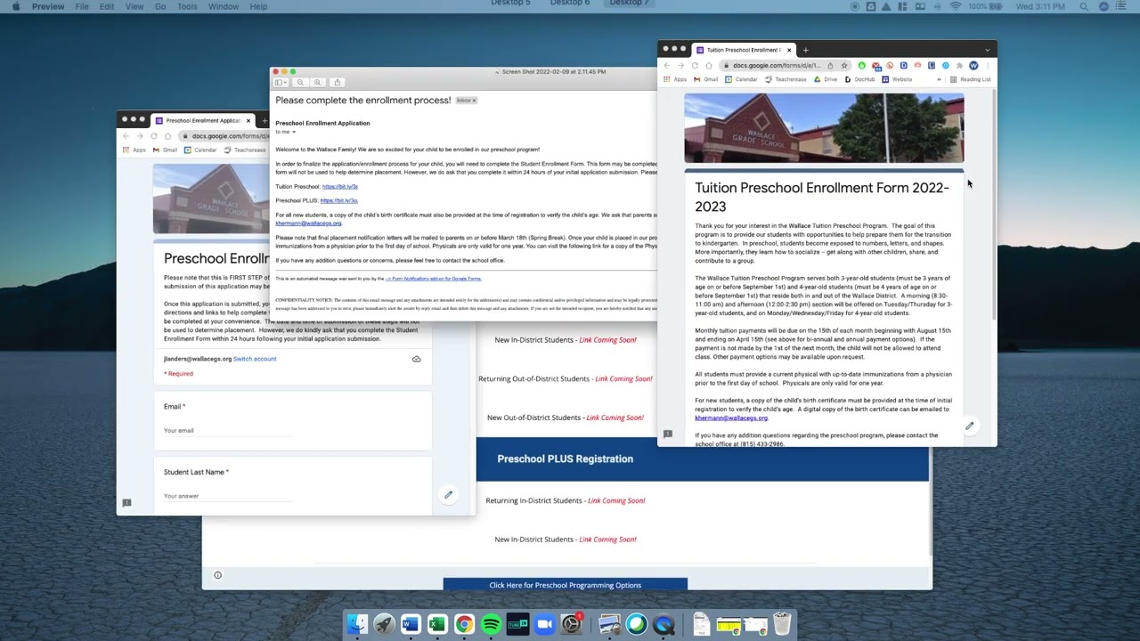 Preschool Enrollment Process 2022