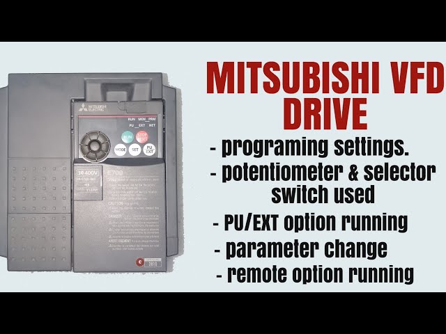 Mitsubishi Variable Frequency Drive - Mitsubishi FR-D720S-025SC-EC ...