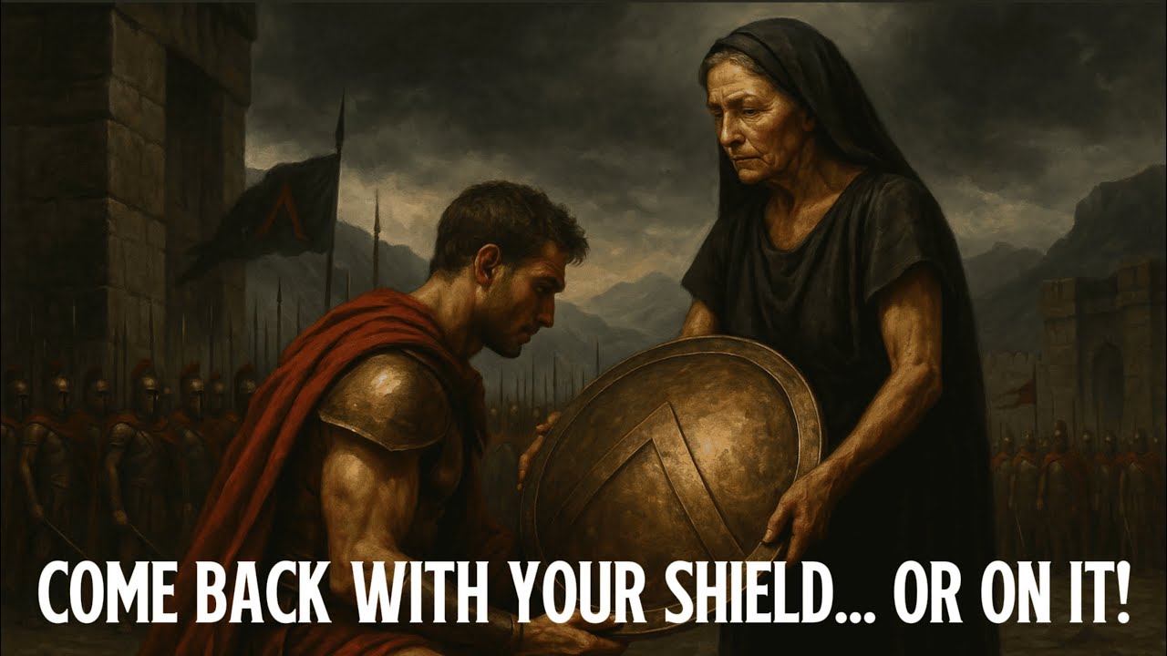 The Terrifying Meaning Behind the Spartan Mother's Phrase: 'Come Back With Your Shield... Or On It!