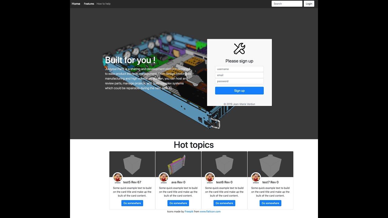 CADCloud, an open hardware 