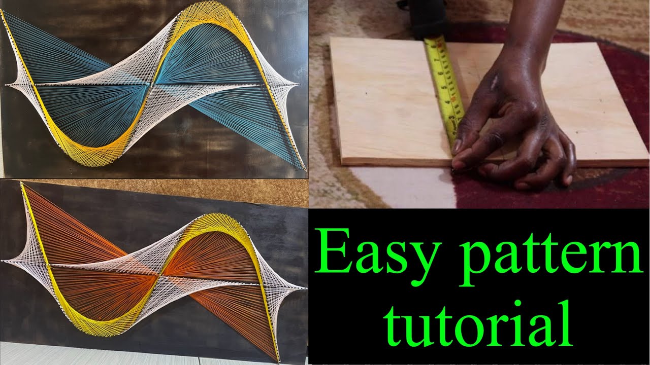 String art # Wave string art pattern # part one