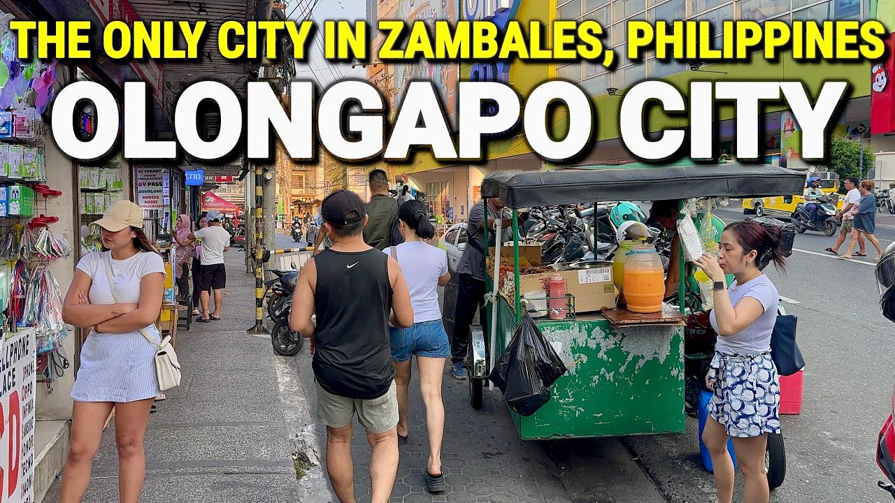 This is OLONGAPO CITY, Philippines 🇵🇭 Walking Downtown Olongapo - Subic Bay | Day to Night 2026