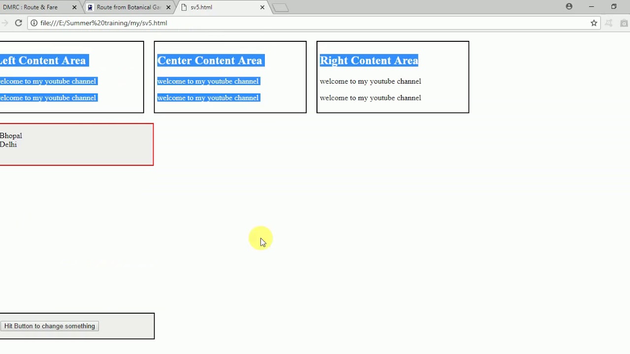 JQuery Tutorial for Beginners - 6 - The HTML and Text method