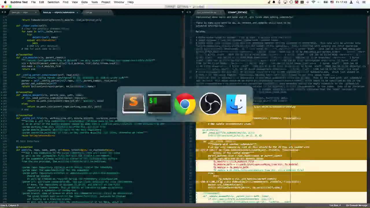 step two towards fixing git-python submodules - 2/2