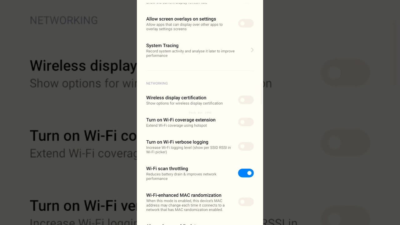 OpenGL ES 2.0 apps settings