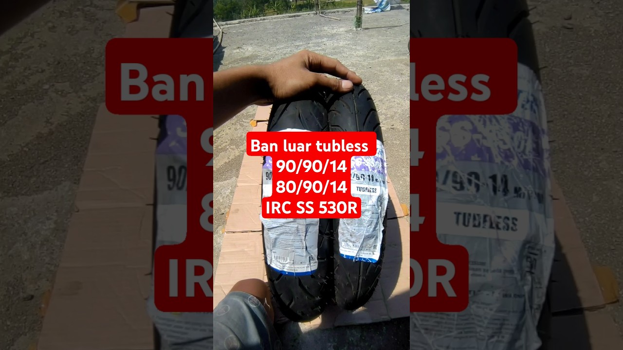 Ban luar tubles 90/90/14 80/90/14 irc ss530R #banluar #banluarmatic #bantubles