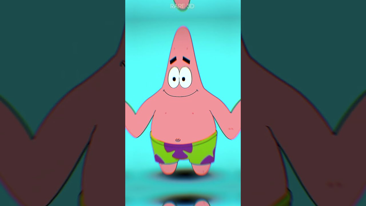Patrick Star 3D Model by takiricube 2 #shorts #rare3d