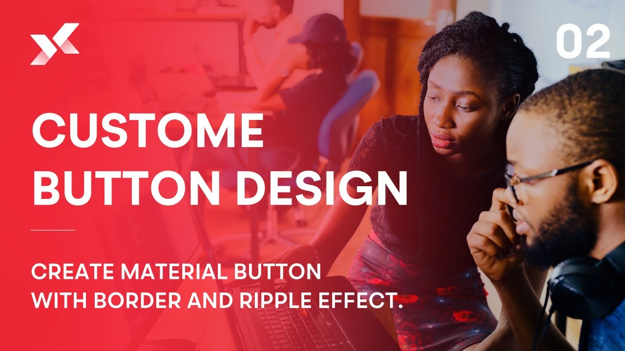 Custom Button With Border In Android Using JAVA | By Appxcode
