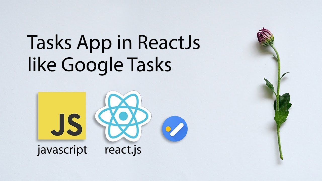 CRUD react.js Tutorial - Tasks app like google tasks