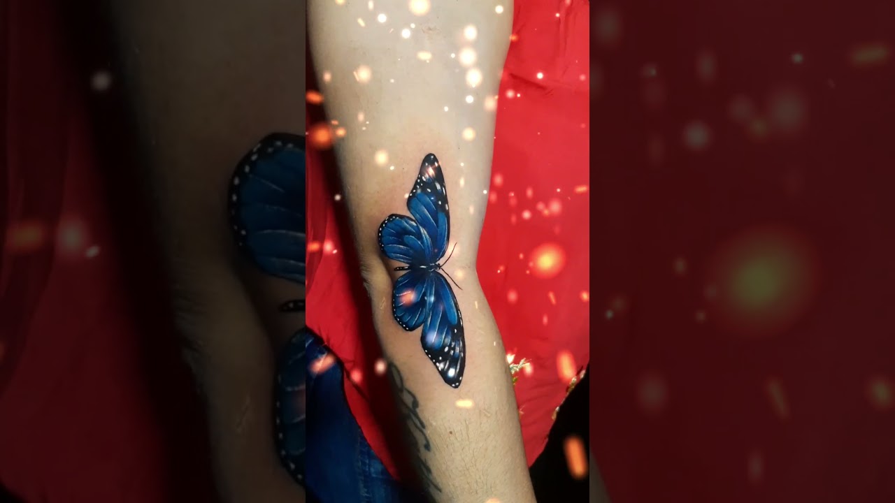 Tatuagem tattoo borboleta abre asas