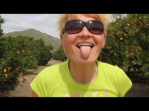 Juggling at an Orange Farm in Southern California