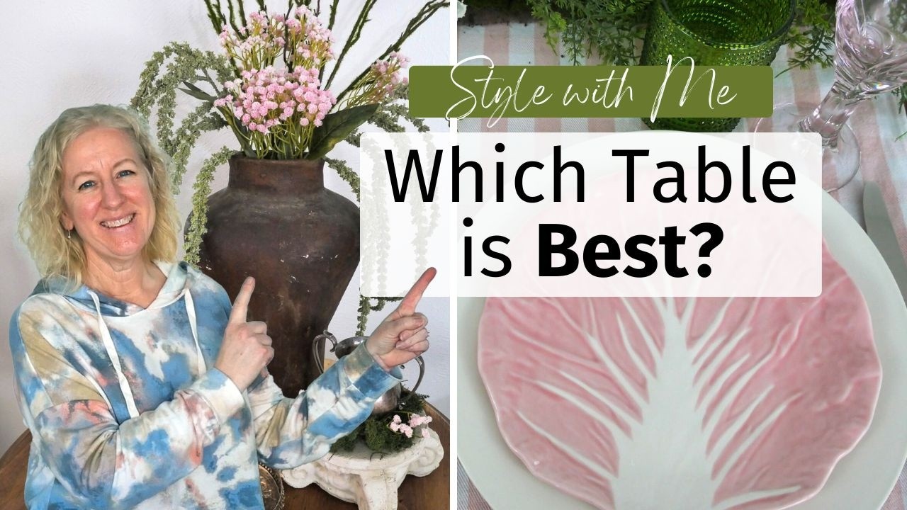 New SPRING Decorating ~ Dining Room + 2 Table Settings & EASY DIY