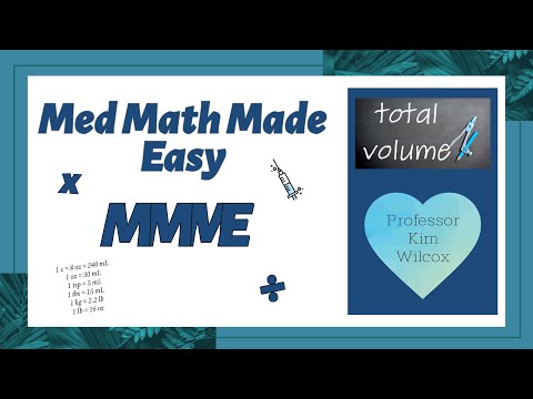 Calculating Total Volume (mL)