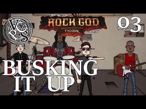 Busking it Up – Rock God Tycoon EP03 - Band Manager Business Tycoon Gameplay