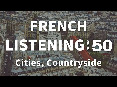 Easy French Listening | Words for Cities and Countryside