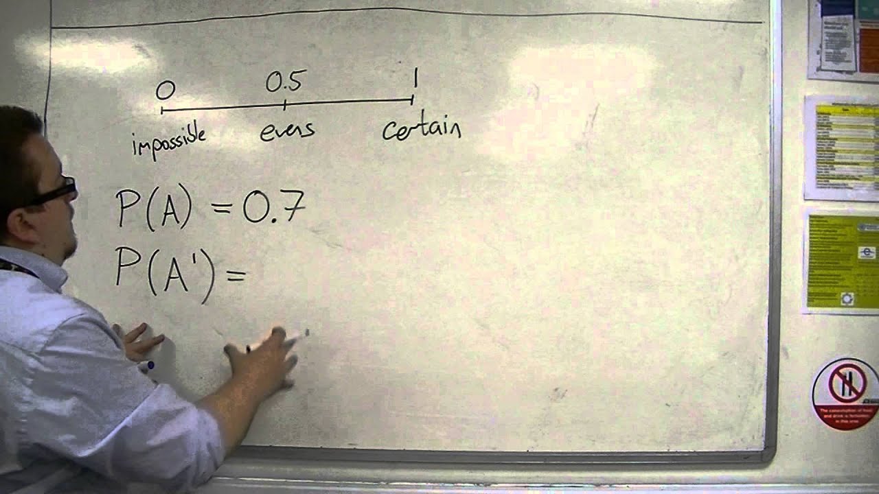 AQA Statistics 1 2.01 Some Basic Probability Concepts