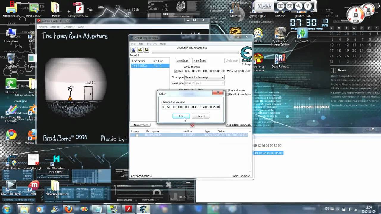 [Cheat Engine] Array of byte hacking