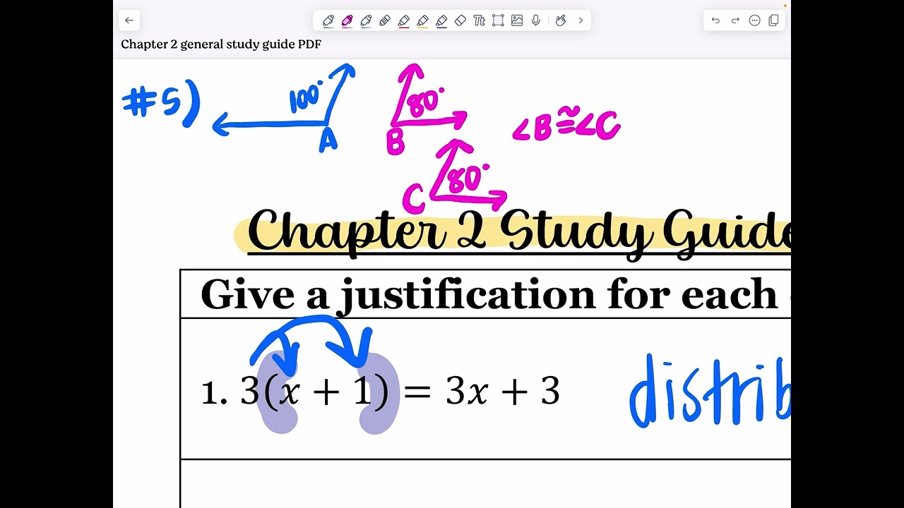 Chapter 2 Study Guide #1 - #16